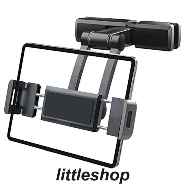 【商品名】　タブレットホルダー 車載 ipad ホルダー 折り畳み式 後部座席スマホホルダー 伸縮アーム 360度回転 簡単取付 4.7?12.3inc 【商品説明】　・【4.7&amp;amp;amp;amp;amp;amp;amp;#6...