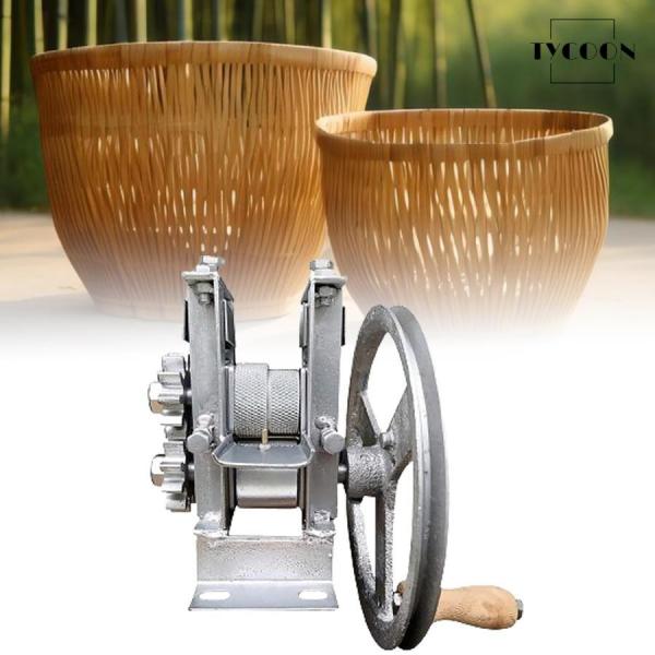 【竹細工 道具】:梱包量:25 * 19 * 25cm、重量:約 7.8kg.It 竹を分割する前に作業を簡単に完了するのに役立ちます。それは素敵な贈り物です。【フラットホイールとハイホイールブレーカーとローホイールブレーカーの違い】:フラ...