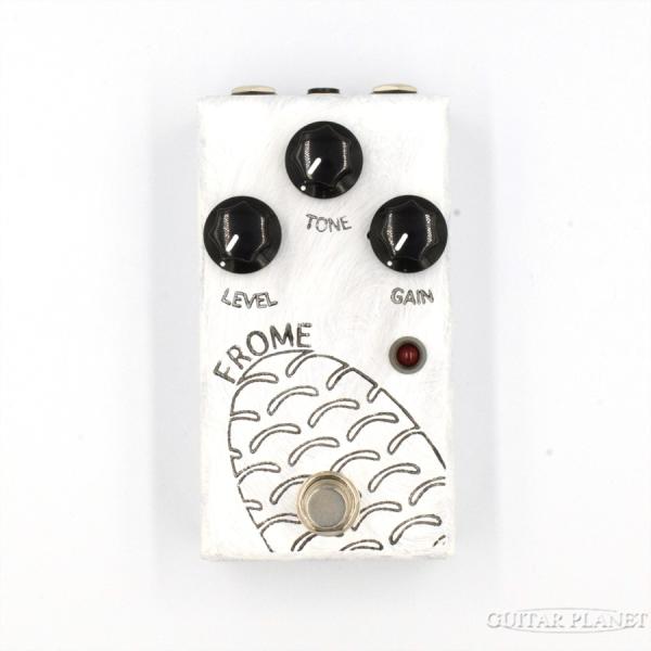 FROME（フローム）FROME（フローム）は３コントロールの非常にシンプルなオーバードライブです。特徴はミッドからハイを強調したドライブサウンドです。FROMEは特にミッドにフォーカスしたトーンコントロールを有しています。TONEとDRI...