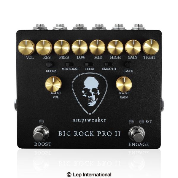 究極のロックディストーションAmptweaker Big Rock Pro IIは稀代のアンプビルダーであり、ハイゲインアンプの第一人者、ジェームス・ブラウン氏の設計したロックなディストーションペダルです。ブルースロックなどにも最適なヴィン...