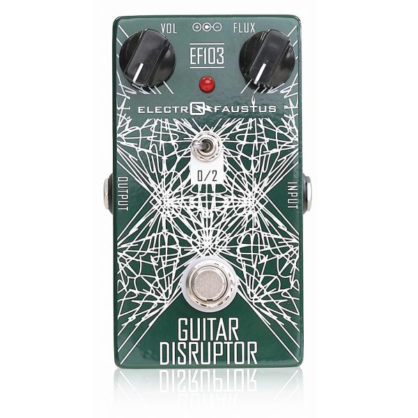 Electro-Faustus EF103 Guitar Disruptor V.2は、オーバードライブ/オクターブ/オシレーションペダルです。ギターサウンドに強力なファズをかけたり、周波数を変えてオクターブ下の音を出したり、さらにオシレー...