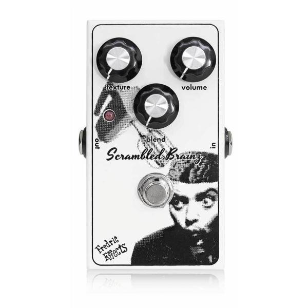 Fredric Effects Scrambled Brainzは、伝説的で貴重なベースファズペダル、Ampeg Scramblerを再現したペダルです。オリジナルモデルには無かった、スタンダードなセンターマイナスの9Vアダプタージャックや...