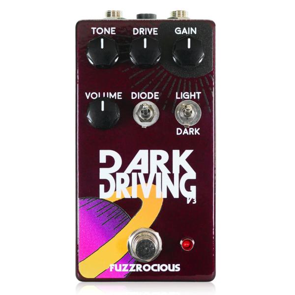 Fuzzrocious Pedals / Dark Driving v3ファズロシャスペダルズ / ダークドライビングブイスリーDark Driving v3は、ミディアムゲインのディストーションと暖かなローゲインオーバードライブを組み合わ...