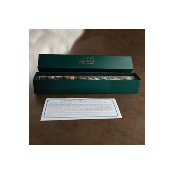 米国ワシントン州のフルート・メーカー兼ガラス・アーティストであるジェームズ・ホールの手作業により完成させたホール・クリスタル・フルート。ボロシリケイト・ガラス(Pyrex)は硬度が高く耐久性にも優れた素材で、窯で焼きつけた美しいデコレーショ...