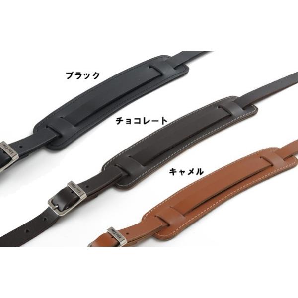 革の質感が心地良いレトロシェイプのギターストラップ。どんな楽器でもバッチリきまります!!お問い合わせフリーダイヤル:0120-37-9630