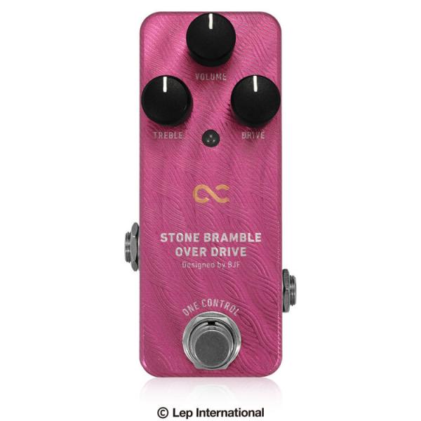 One Control STONE BRAMBLE OVER DRIVEは、人気の定番オーバードライブ、Strawberry Red Over Driveを発展させ、ドライブサウンドの本質であるミッドレンジをコントロールすることで、新たなサ...
