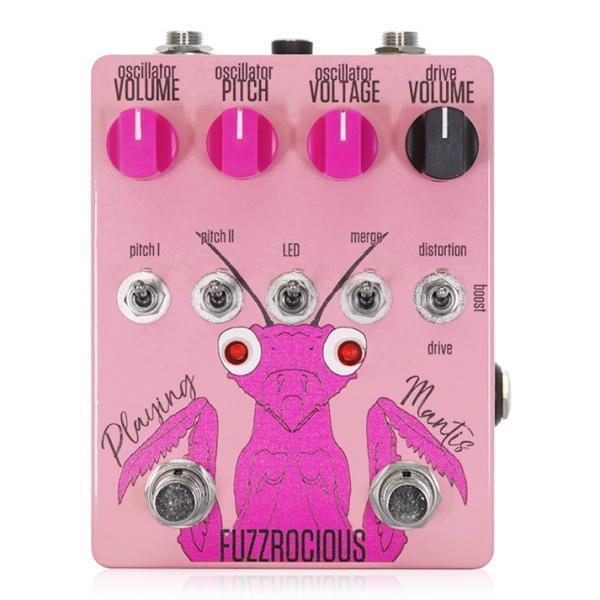 Fuzzrocious Pedals Playing Mantisは、目立ちたがりやのプレイヤーに最適なペダルです。このペダルは特別で、他のプレイヤーと同じようには聞こえないでしょう。右側のフットスイッチはナチュラルな歪みを加えます。クリー...