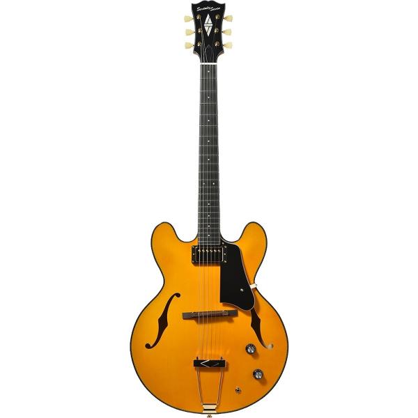 [セブンティーセブンギターズ][Deviser,ディバイザー][フルアコースティックギター,フルアコ,ホロウ][ES-335,ES-335タイプ][ナチュラル,木目][エレキギター,Electric Guitar]