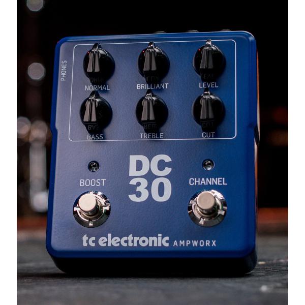 [DC30 PREAMP]1965 VOX AC30 Top Boostのサウンドを再現したギター用デュアルチャンネルプリアンプペダル[主な特長]●1965 VOX AC30 Top Boost *のサウンドを完全に再現●リアルなサウンドと...