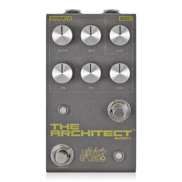 Matthews Effects The Architect N.004は、伝説と呼ばれる“Klon”スタイルオーバードライブペダルです。Matthews Effectsでは、長年にわたりこのスタイルの回路を研究し、独自の解釈を用いて再構築...