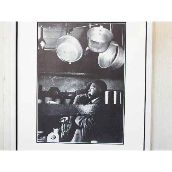 ●チャーリー・パーカー/Open Door Kitchen/アートピクチャーの額装品●アートピクチャーサイズ（約36cmx26cm） ●額/木製/ダブルマット/アクリル・ガラス仕様　外枠寸法　約52cｍｘ43cｍ　専用箱、吊下げ備品付●ご指...