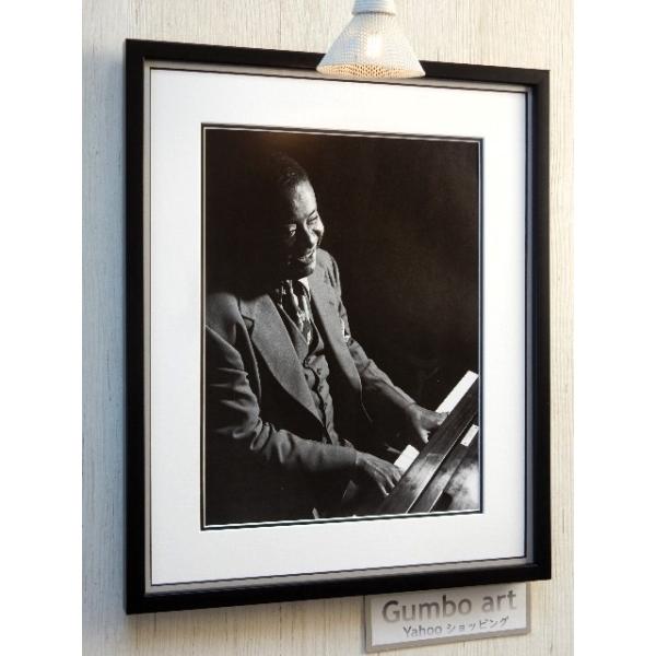 ●アート・テイタム/1955 Los Angeles/アートピクチャーの額装品●アートピクチャーサイズ　約28cmx21cm●額/木製/ブラック/アクリル仕様　外枠寸法　約44cｍｘ37cｍ　専用箱、吊下げ備品付●ホワイト＆ブラック・マット...