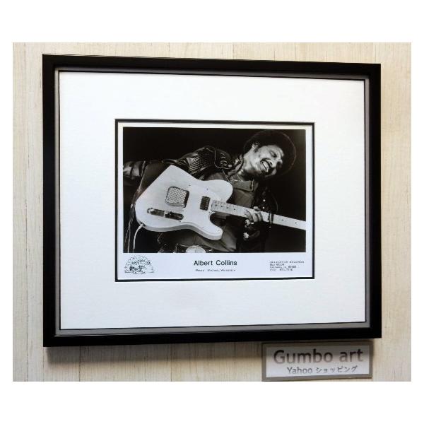●アルバート・コリンズ/プロモーション・フォトの額装品●プロモーション・フォトの大きさ 約27cmｘ19cm●プロモーター、クラブオーナーに配布されたプロモーション・フォト●額　木製/ブラック/アクリル仕様　外枠寸法 約44cｍx37cｍ　...