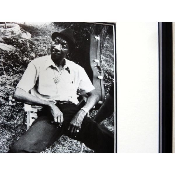 ●ハウンドドッグ・テイラー/1972/アートピクチャーの額装品●Hound Dog Taylor. Smithsonian festival of American Folklore.Washington.D.C.1972●アートピクチャー...