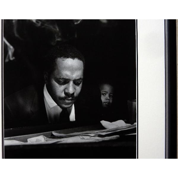 ●バド・パウエル/バードランド 1958●Bud Powell and John Earl Powell/Birdland 1958/アートピクチャーの額装品●アートピクチャーサイズ（約36cmx26cm） ●額　木製/ブラック/アクリル仕...