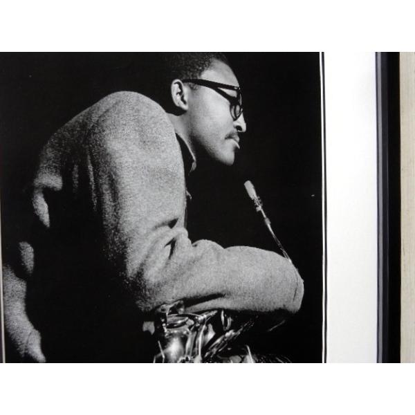 ●ハロルド・ヴィック 1966 アートピクチャーの額装品●Harold Vick /John Patton ALONE CAME JOHN Recording Session  Englewood cliffs.NJ.1963●アートピクチ...