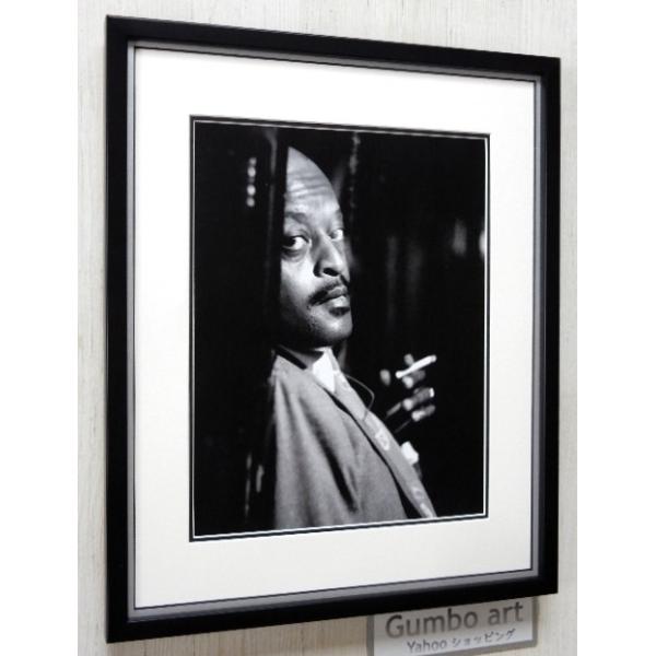 ●ベン・ウェブスター/Club Backstage. New York 1950 /アート・ピクチャーの額装品●アートピクチャーサイズ（約31cmx23cm）●ダブルマット仕様●額/木製/ブラック/アクリル仕様　外枠寸法　約44cｍｘ37c...