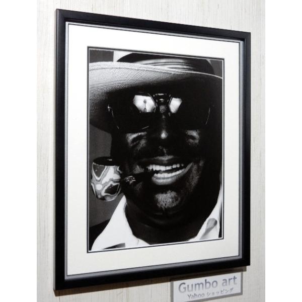 ●アルバート・キング/ブルース・アートフォトの額装品●Albert King/Los Angeles.1976.Photo by Norman Seeff.●アートピクチャーサイズ（約33cmx26cm）●額/木製/ブラック/アクリル仕様　...