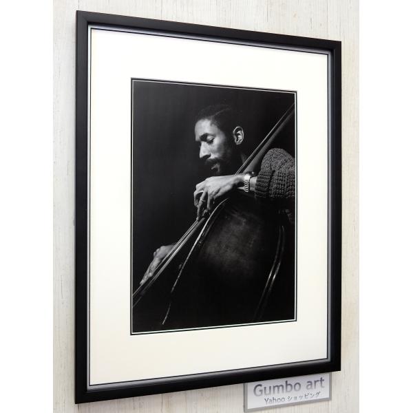 ●ロン・カーター/Joe Henderson Made for Joe Album Recording Session 1966/アートピクチャーの額装品●アートピクチャーサイズ（約36cmx26cm） ●額装仕様　ホワイト＆ブラック/シル...