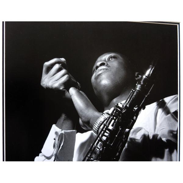 ●ハンク・モブレー/Horace Silver’s "styleling of silver Recording session Photo 1957/アートピクチャーの額装品●アートピクチャーサイズ（約36cmx26cm） ●額　木製/ブ...