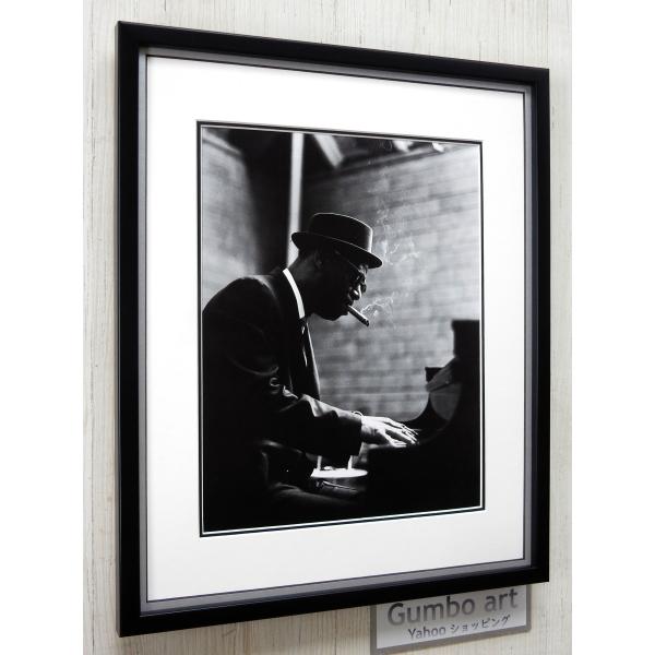 ●アール・ハインズ/Rudy Van Gelder's Studio1964./アートピクチャーの額装品●額装仕様.ホワイト＆ブラック/シルバーライン/黒額●アートピクチャーサイズ（約32cmx24cm）●額/木製/ブラック/アクリルパネル...