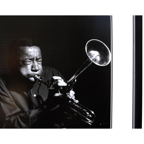 ●Lee Morgan/Johnny Griffin Blow Session Recording Photo 1957/アートピクチャーの額装品●アートピクチャーサイズ（約36cmx26cm） ●額装仕様/ホワイト＆ブラック/シルバーライ...