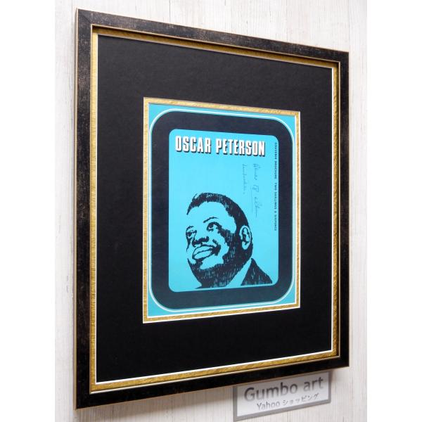 ●オスカー・ピーターソン/1968 UK コンサート・プログラム  額装/全20ページ/1968年の額装品●Oscar Peterson/UK Original Souvenir Brochure.20 Page/1968●プログラム表紙に...