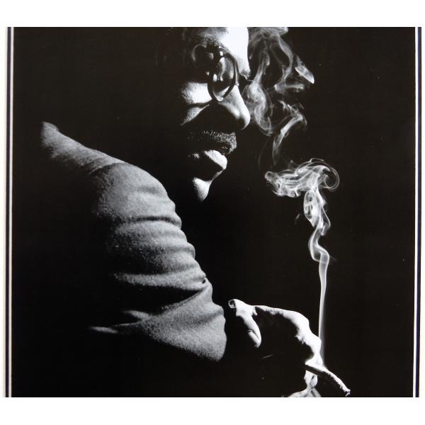 ●ジョン・ヘンダーソン/Recording session Photo NY.1963/アートピクチャーの額装品●額装仕様/ホワイト＆ブラック/シルバーライン/黒額●アートピクチャーサイズ（約36cmx26cm）●額/木製/ブラック/アクリ...