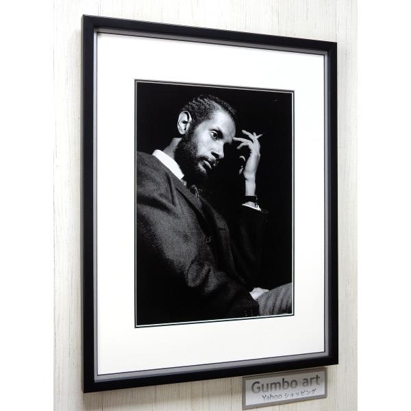 ●Duke Pearson/Blue note Studio. Recording session Englewood Cliffs.NJ 1965/アートピクチャーの額装品●額装仕様/ホワイト＆ブラック/シルバーライン/黒額●アートピクチ...