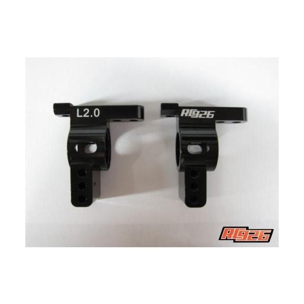 ■より細かいロールセンターの調整が可能！■アッパーアーム取り付け穴増設でアッパーアーム延長が可能になり、リアのトラクションアップを実現！■アルミ削り出しの高剛性とし、シンプルなデザインながら、アッパーアーム取り付け位置を４箇所、サスピンの取...