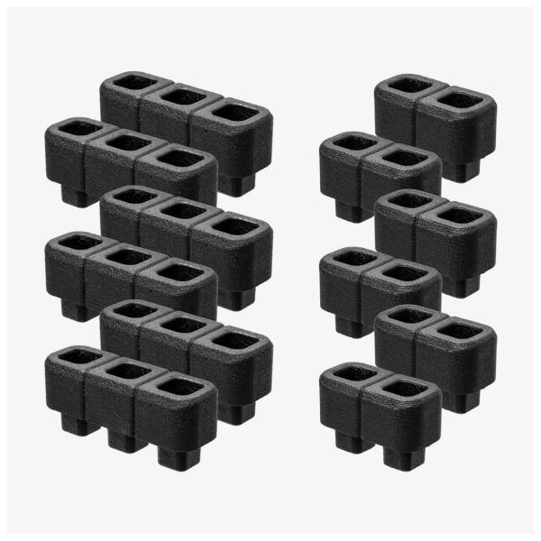 翻訳DAKAブロック拡張キットは、DAKA GRID Organizerと互換性のあるDAKA Organizational Blocksの追加セットです。エクスパンションキットには、ダブルブロック6個とトリプルブロック6個が含まれています。