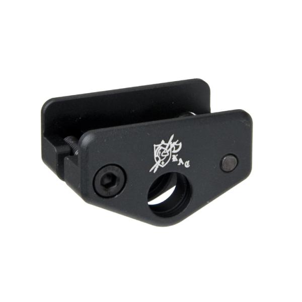 旧型M4ストック（実物準拠）XM177 スタイルストックLMT SOPMOD ストックnight'sタイプ KAC 旧ロゴ M4ストック QD スリングスイベル マウントQDスリングスイベルに対応したスイベルマウントです。旧型ロゴ刻印入り。