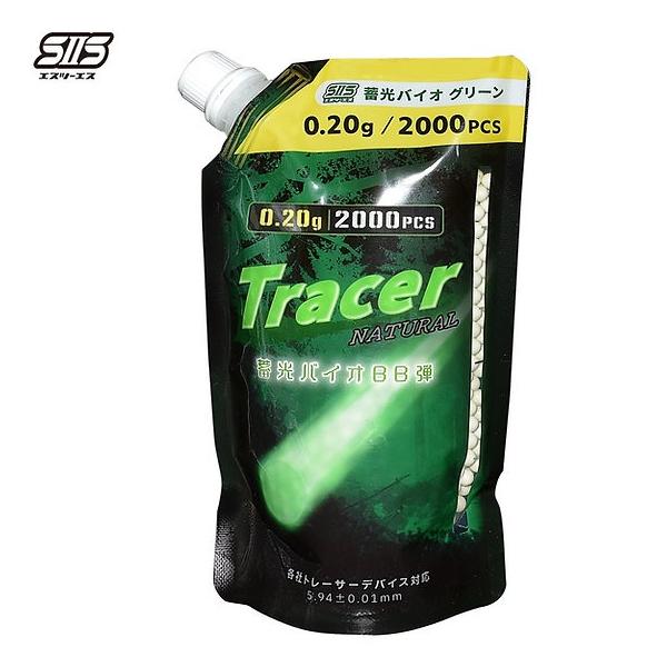 屋外、屋内とフィールドに関係なく使用できる蓄光ナチュラルBB弾各社トレーサーデバイス対応！夜戦に最適！【スペック】・6mm BB弾・カラー／グリーン・重量／0.20g・入り数／2000発・公差／5.95±0.01・生産国／日本製注1）18才...