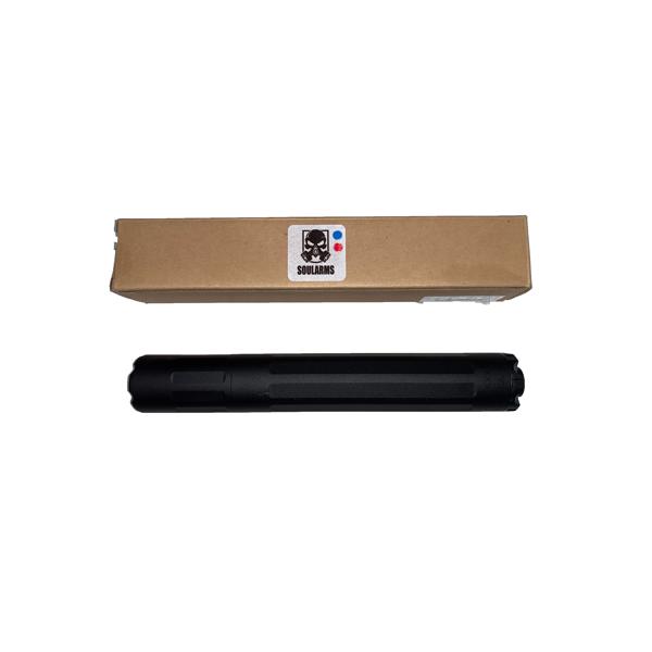 SOULARMS 9mmサイレンサー セパレートモデル(14m逆ネジ)advanced-armament社(AAC)製の、ピストルサプレッサーを再現した、トイガン用サプレッサーです。二分割構造で、ロング、ショートの組み換えが可能です。内部は...