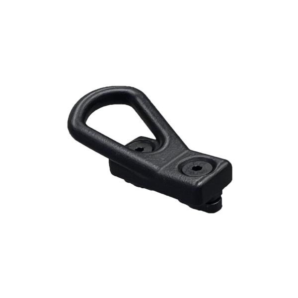 ほぼすべてのクリップ式スリングに使用可能な薄型M-LOKスリングアタッチメントポイント。2つの六角でハンドガードに装着。スチール製マウントツール付属公式HP原文Low profile M-LOK Sling Attachment Point...