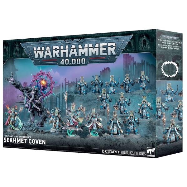 本製品は日本バージョンです発売日：2026年2月14日商品名：ウォーハンマー 40,000 サウザンド・サン・バトルフォース：セクメト大秘儀団 日本語版/Thousand Sons Battleforce: Sekhmet Coven 36...