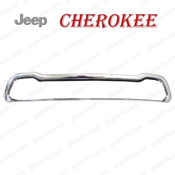 【ご注意！】ご購入前に必ず【商品説明・詳細】をご確認ください。検索キーワード ： チェロキー KL24 KL24P KL32 KL32L 2014〜2018 クロームメッキグリルトリム 装着タイプ 【フロント,リア,バンパー,,ボンネット,...