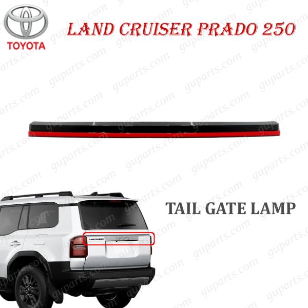 【ご注意！】ご購入前に必ず【商品説明・詳細】をご確認ください。検索キーワード ：トヨタ ランドクルーザー 250 系 TRJ250W GDJ250W R6/4〜 リアゲートスポイラー 貫通テールランプ 一文字テール LEDテールゲートランプ...