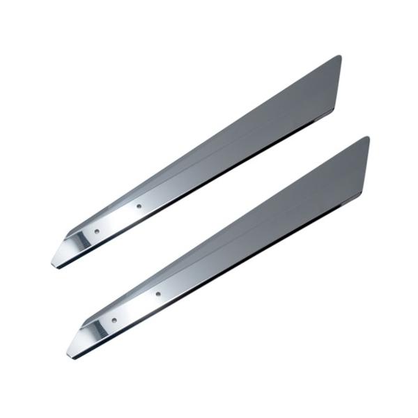 ※新品ですが、画像2のように波打っている場合がございますのでご理解の上ご購入をご検討ください。ワイパーをおしゃれにドレスアップ・・・レトロファンに大好評です！！！■商品名：ワイパー 羽根 鏡面タイプ(ステンレス)■メーカー：JETイノウエ製...