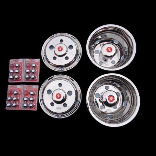 237-131-50●商品名：日野デュトロ 15×5J 5穴41mm  ホイールライナー チューブレス 　一台分●メーカー：アイピープロジェクト●適合車：日野デュトロ Ｈ11.5〜ホイール刻印15×5J  5穴 41mm ナット●セット内容...