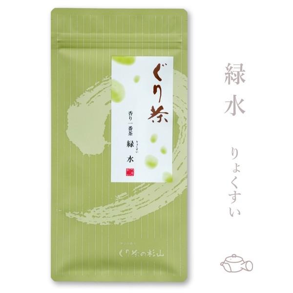 商品名：ぐり茶香り一番茶【緑水】100g商品番号：7308名称：緑茶(蒸し製玉緑茶)原材料名：緑茶内容量：100g原料原産地名：日本内容形態：茶葉（リーフ）包装容器：チャック付き袋賞味期限：製造より1年製造者：株式会社杉山製茶工場取り扱い上...