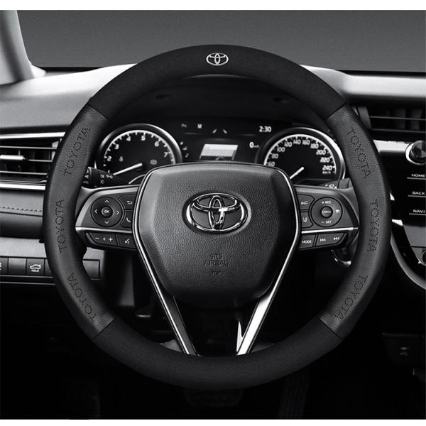 ハンドルカバー Sサイズ 約38CM適用サイズ：S 36.5〜38.0cm/M 38.8cmまでです。材質：マイクロファイバー革、本革【適合車種】 クラウンアスリート クラウンロイヤル シエンタ RAV4 アクア アルファード クラウン ノ...