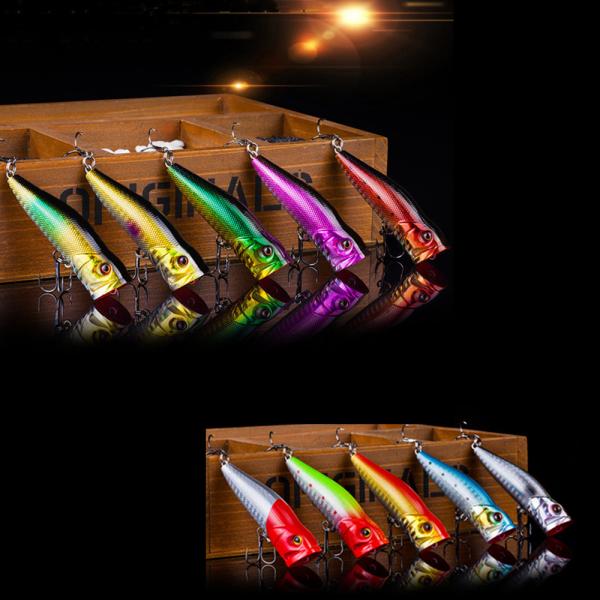 カップの形状でスプラッシュ効果も抜群ターゲットに対して広範囲にアピールできます。ラトル入り5個セット定番の5色ルアー　シーバス 　ヒラメ 　青物 　根魚 ロックフィッシュ 　アジング メバリング 　ソルト ジギング メタルジグ イワシ アジ...