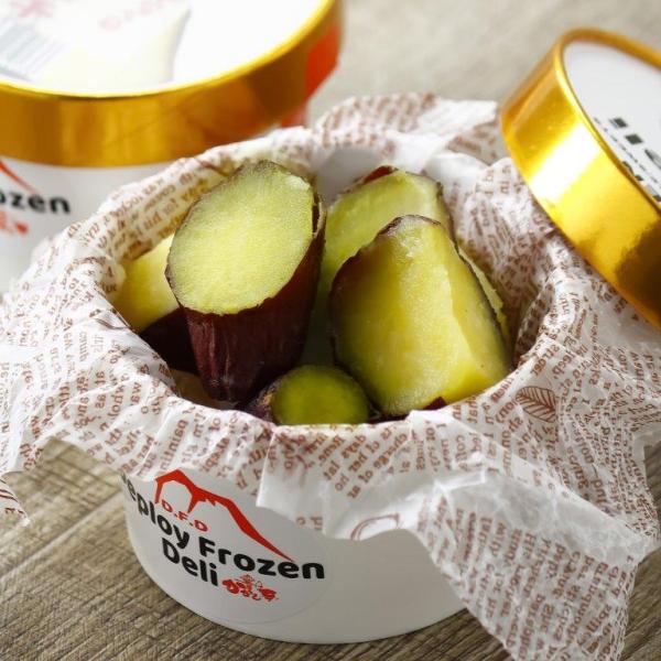 鹿児島県産の紅はるかを使用しとっても甘い！凍らせたままアイスでも、電子レンジで加熱して焼き芋としても食べられます。また、瞬間冷凍することで添加物不使用なのでお子様でも安心して召し上がれます。ギフト プレゼント ご褒美 贈り物 贈答品 送料無...