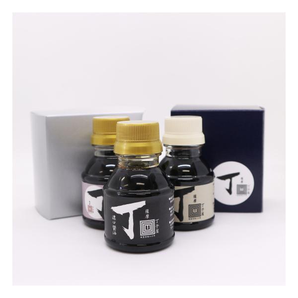 ■発売以来、大変ご好評を頂いている　丁シリーズ。濃口醤油・薄口醤油・なごみ酢の使い切りやすいミニ3本セットが登場。原材料名【こいくちしょうゆ(混合)】 アミノ酸液、脱脂加工大豆、糖類(砂糖、水あめ)、小麦、食塩、みりん風味調味料、カラメル色...