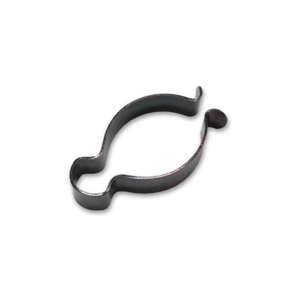 フレームダウンチューブに沿ってクラッチワイヤーを半固定させる為のクランプホルダー。ワイヤーのスムースな取り回しを実現するとともに、エキパイとの接触も防止できます。72-85年のZ/J系に適合します。