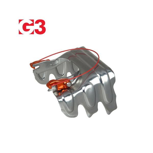 堅い雪やアイシーコンディションの場合に有効なクランポン。片手でkンタンに着脱可能です。ZED、ION共通。サイズ：85mm / 95mm / 105mm / 115mm / 130mm