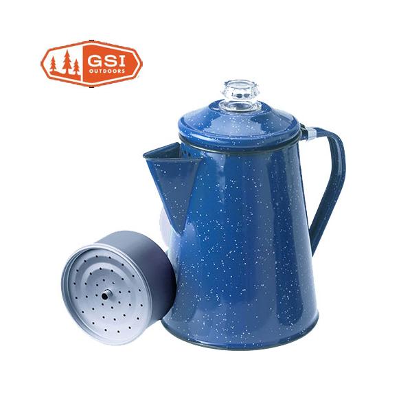 アウトドアや家庭でも気兼ねなくお使いいただけるホーローで作られたパーコレーターです。ホーロー素材は欠けや傷に強いだけでなく、内容物に影響を与えにくく、長時間コーヒーやお茶などを入れていても味に変化をもたらしにくくなっております。また茶渋や、...