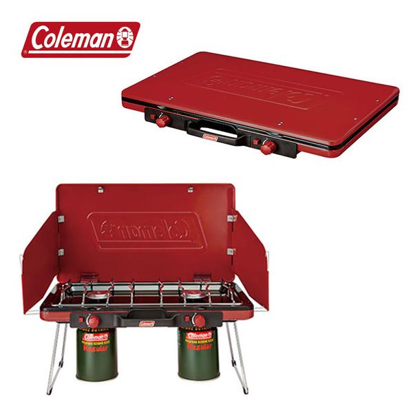 持ち運びに便利なキャリーハンドル付きスリムボディーの高火力LPツーバーナー。●火力：最高時約7,000kcal／h（約3,500kcal／h×2）（レギュラーガス最大出力時）●燃焼時間：約1.5〜3時間（470g缶使用時）●使用時サイズ：約...