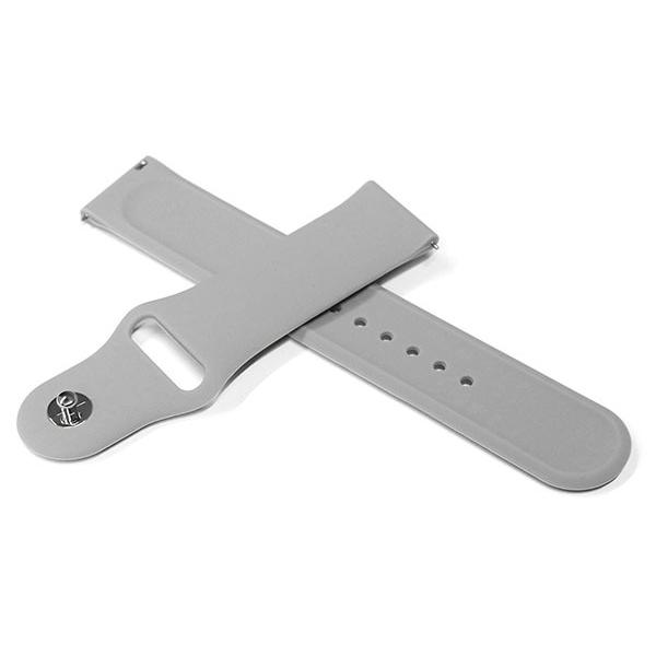 肌触りの良いスマートウォッチ用シリコンバンド。簡単にバンド交換できるスライドレバー式スプリングバーを使用しています。サイズ展開は20mm、22mmなっております。